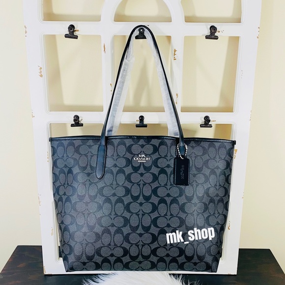 Coach | Bags | Coach Signature Open City Tote | Poshmark